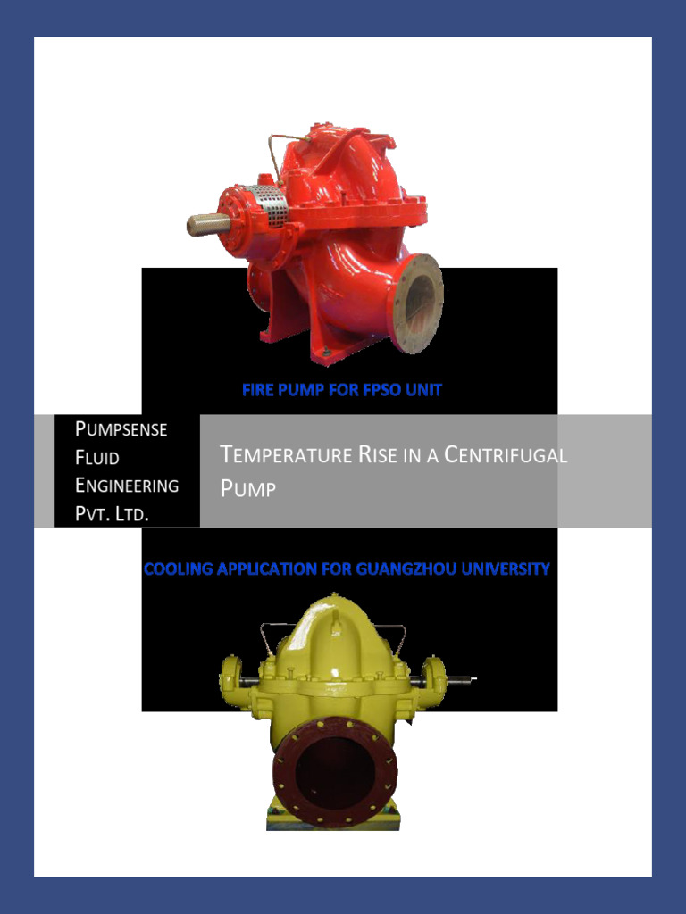 Temp Rise in Centrifugal Pumps | Download Free PDF | Pump | Density