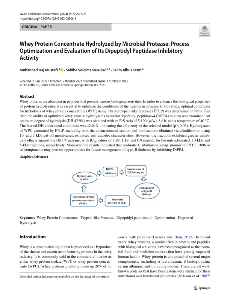 s12649-023-02306-1 | PDF | P Value | Analysis Of Variance
