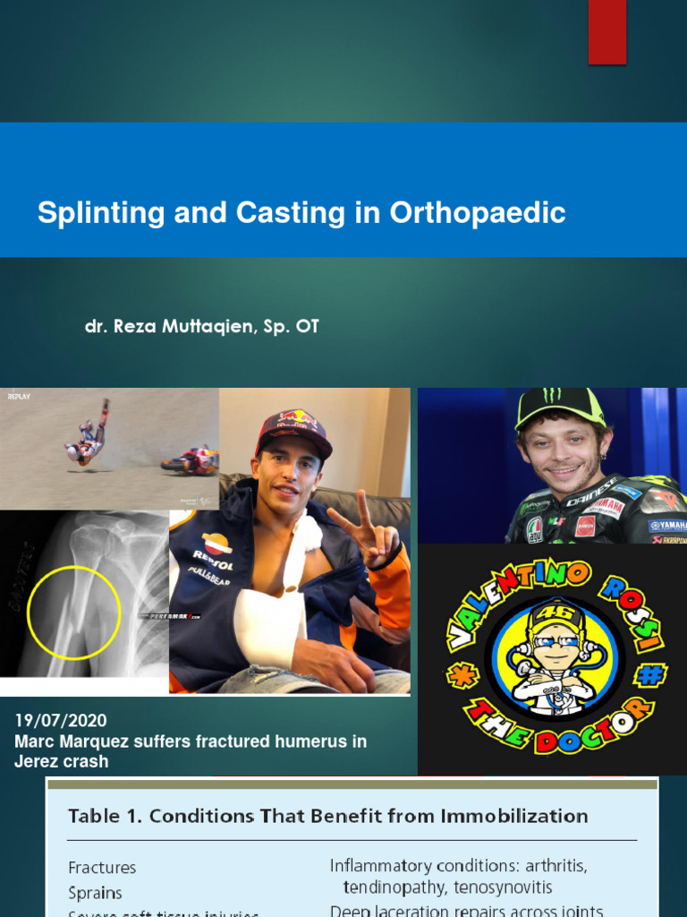Splinting And Casting In Orthopaedic Pdf Elbow Arm