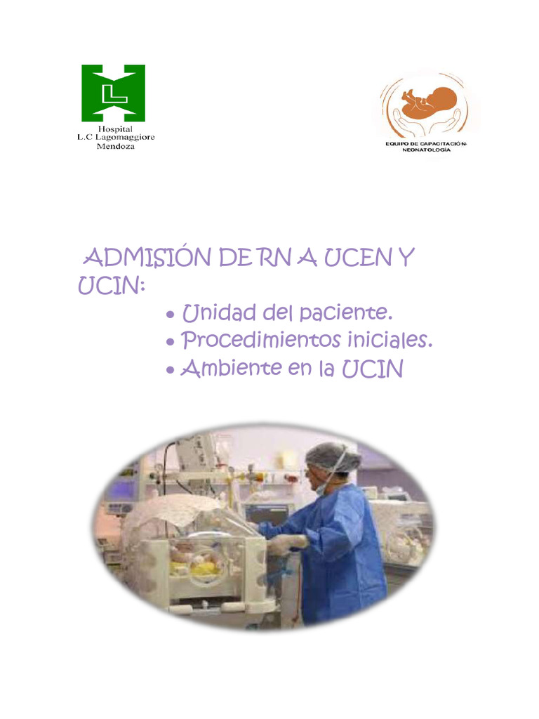 Admisión de Recién Nacidos a UCEN/UCIN | PDF | Reanimación ...