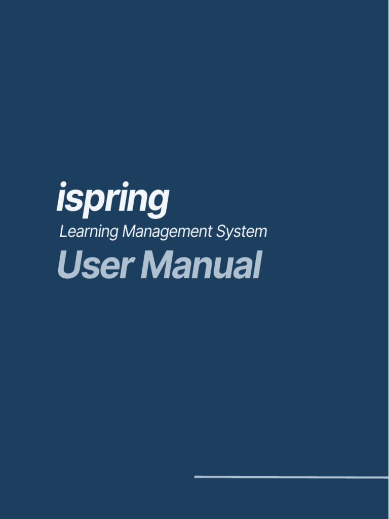 Ispring User Guide | PDF