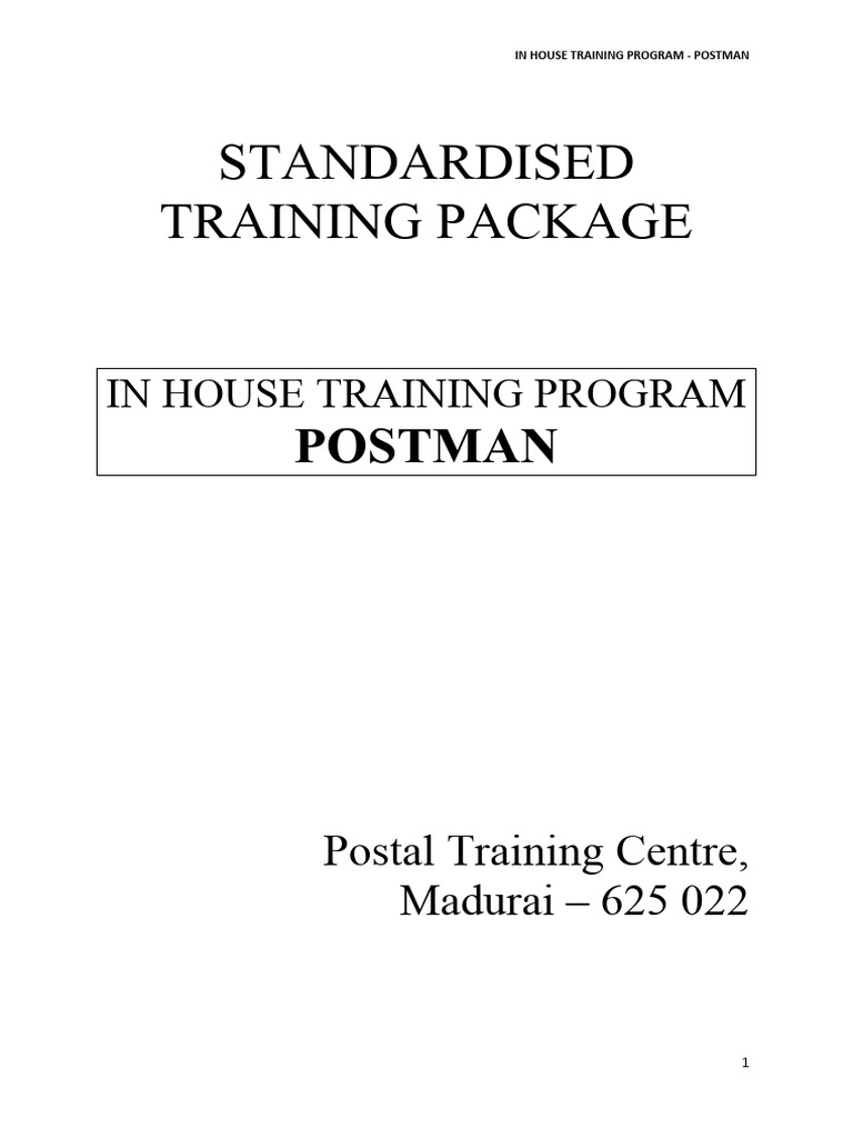 In House Training Postman Module Plan | PDF
