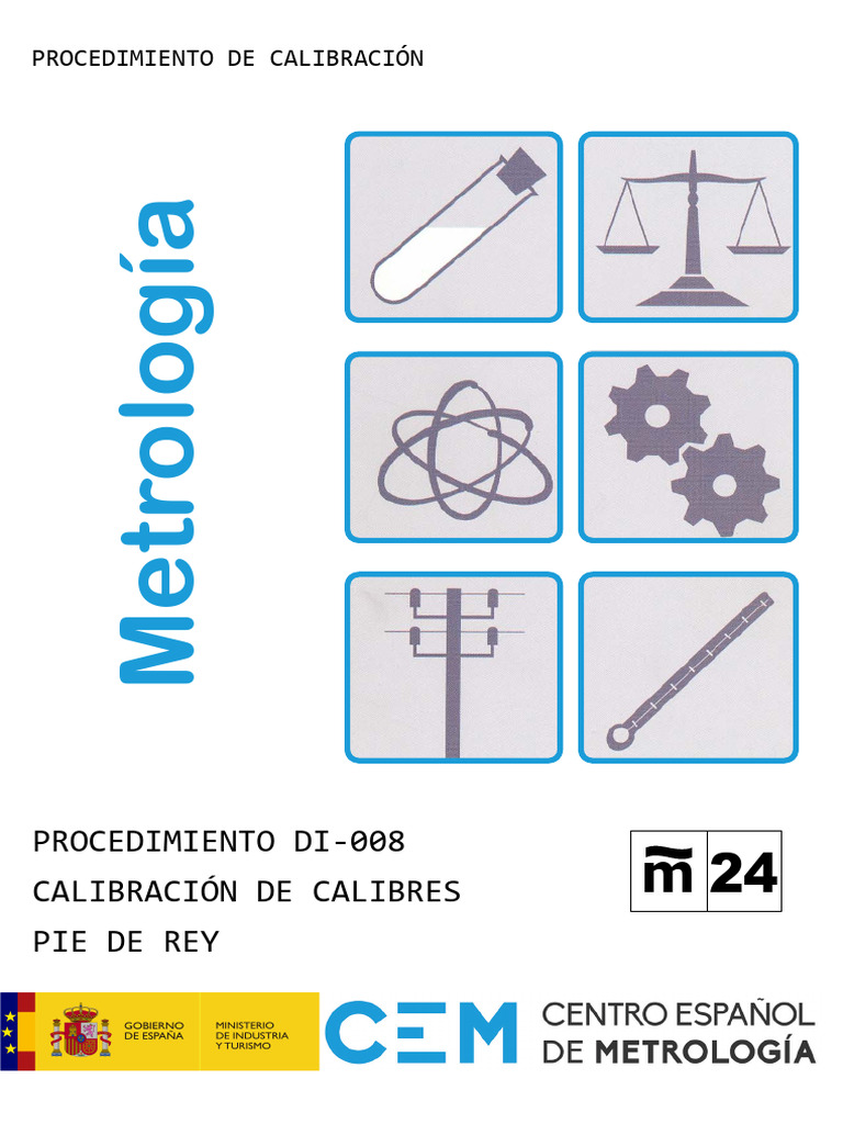 DI-008 Pie de Rey - Rev2024 | PDF | Medición | Calibración