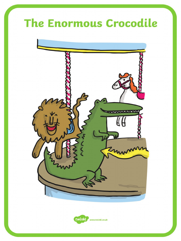 The Enormous Crocodile Display Posters | PDF