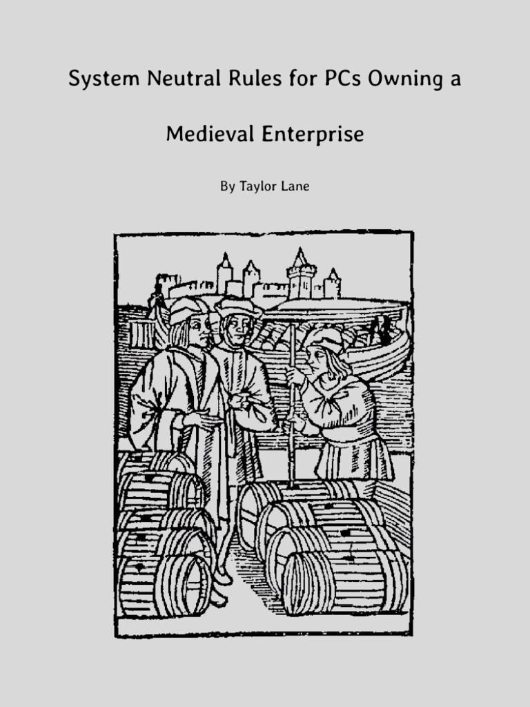 Medieval Business Rules for PCs | PDF | Loans | Money