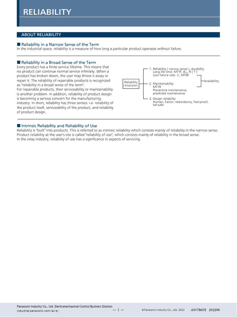 Understanding Product Reliability Metrics | PDF | Reliability Engineering | Systems Engineering
