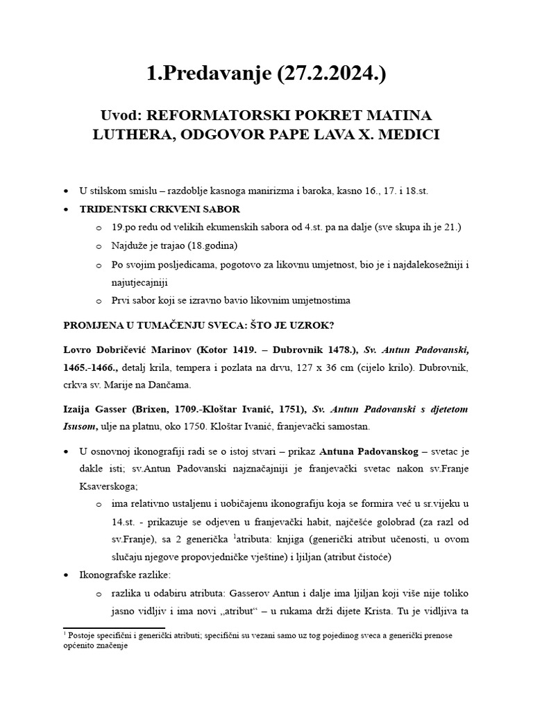 INTS 1. Predavanje | PDF