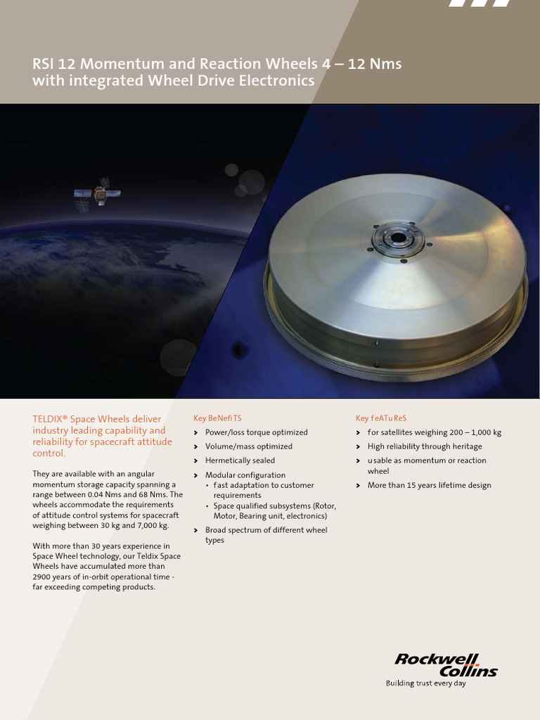 SatCatalog - Collins Aerospace - RSI 12-75-60 - Datasheet | PDF ...
