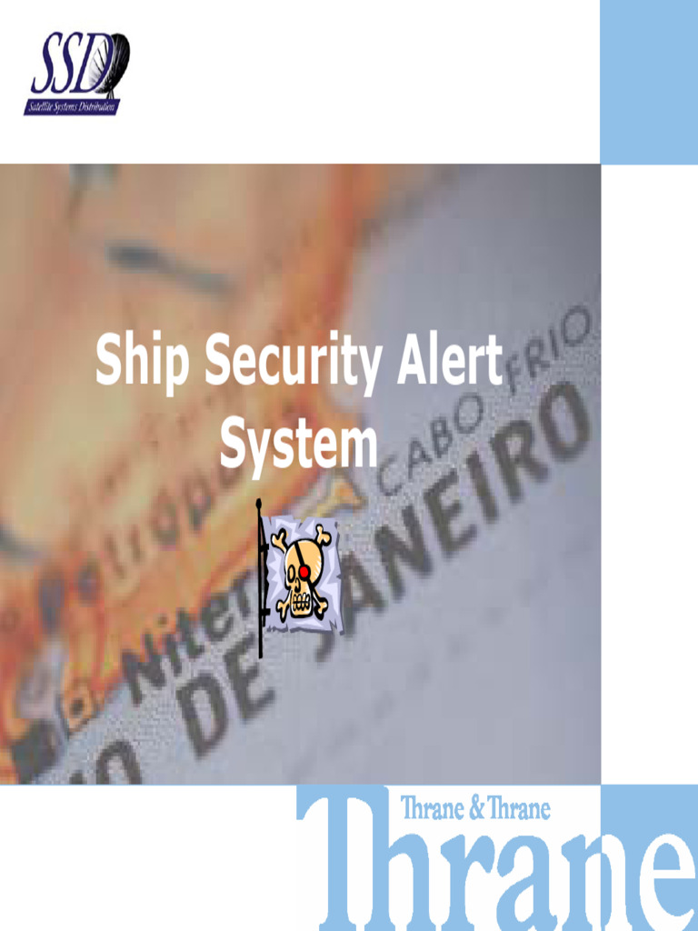 Ship Security Alert Brief | PDF | Oil Tanker | Shipping