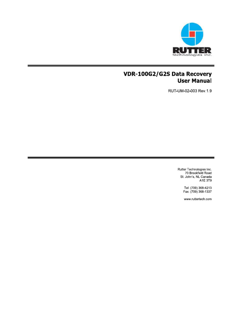 Beaumont - VDR Data Download Procedure | PDF