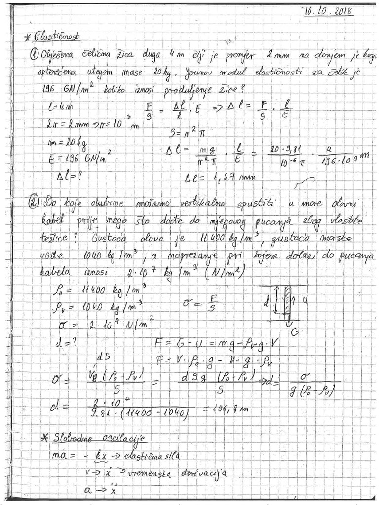 Fizika 2 - Vježbe | PDF