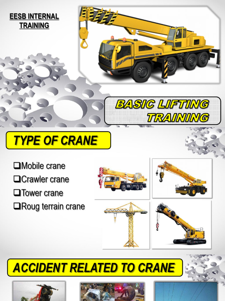 Training Pack For Lifting & Crane Inspection | PDF | Crane (Machine ...