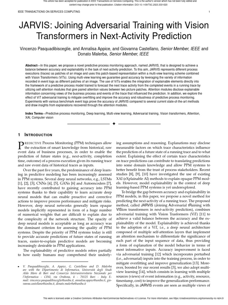 JARVIS Joining Adversarial Training With Vision Tr-Sıkıştırıldı | PDF ...