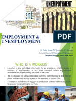 Class 12 Economics: Unemployment Notes | PDF | Unemployment | Workforce