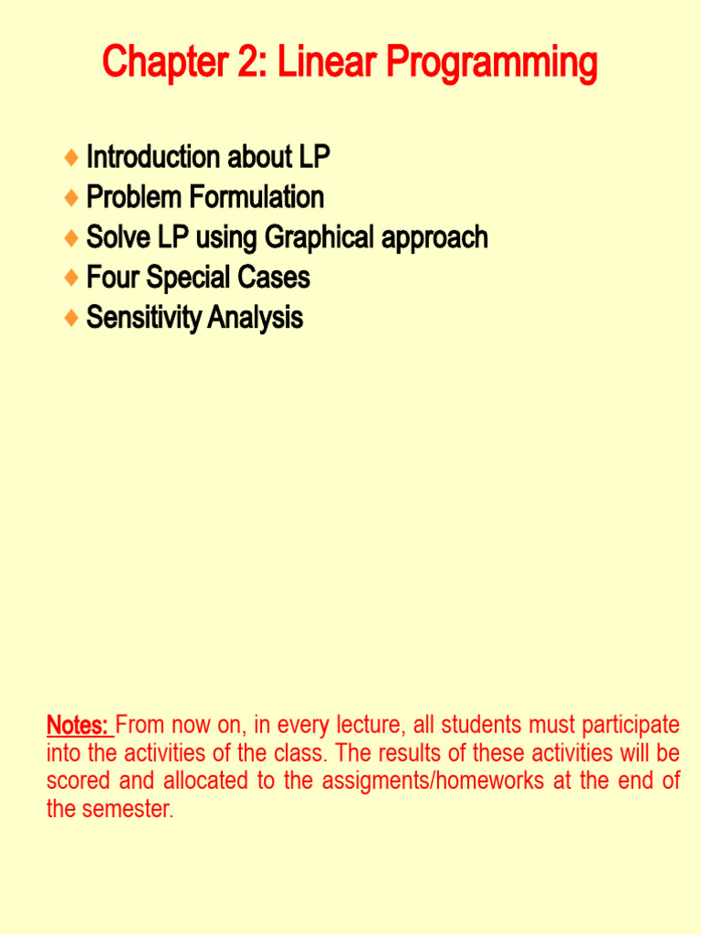 Chapter 2st - LP - Graphical Method | PDF | Mathematical Optimization ... Chapter 2st - LP - Graphical Method | PDF | Mathematical Optimization ...