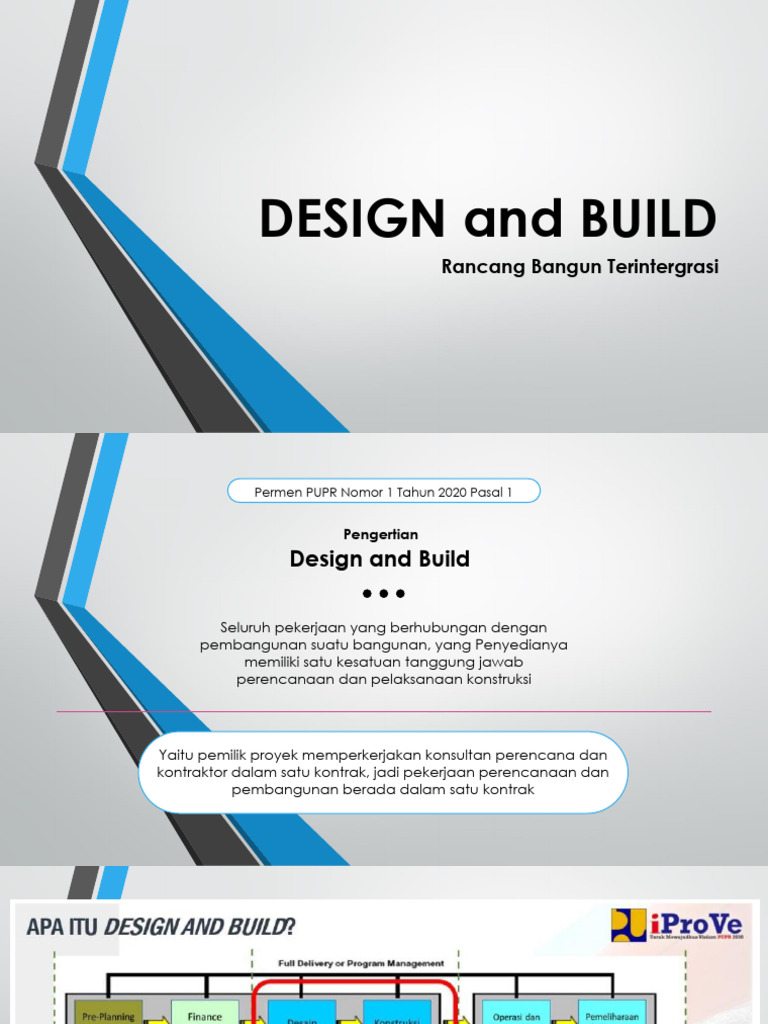 Konsep dan Kriteria Design and Build | PDF