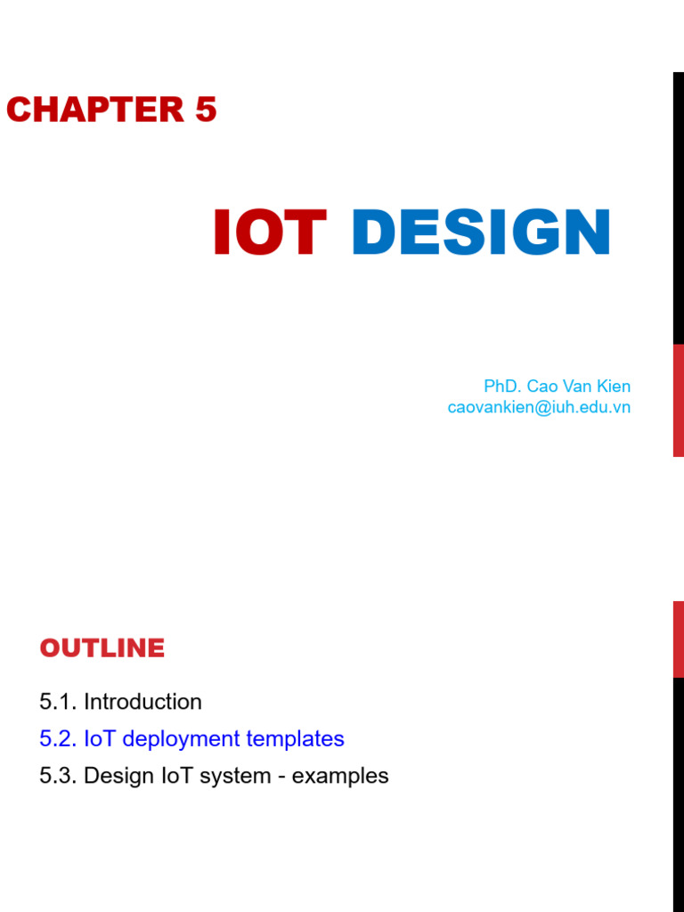 C5. IoT Design Iuh | PDF