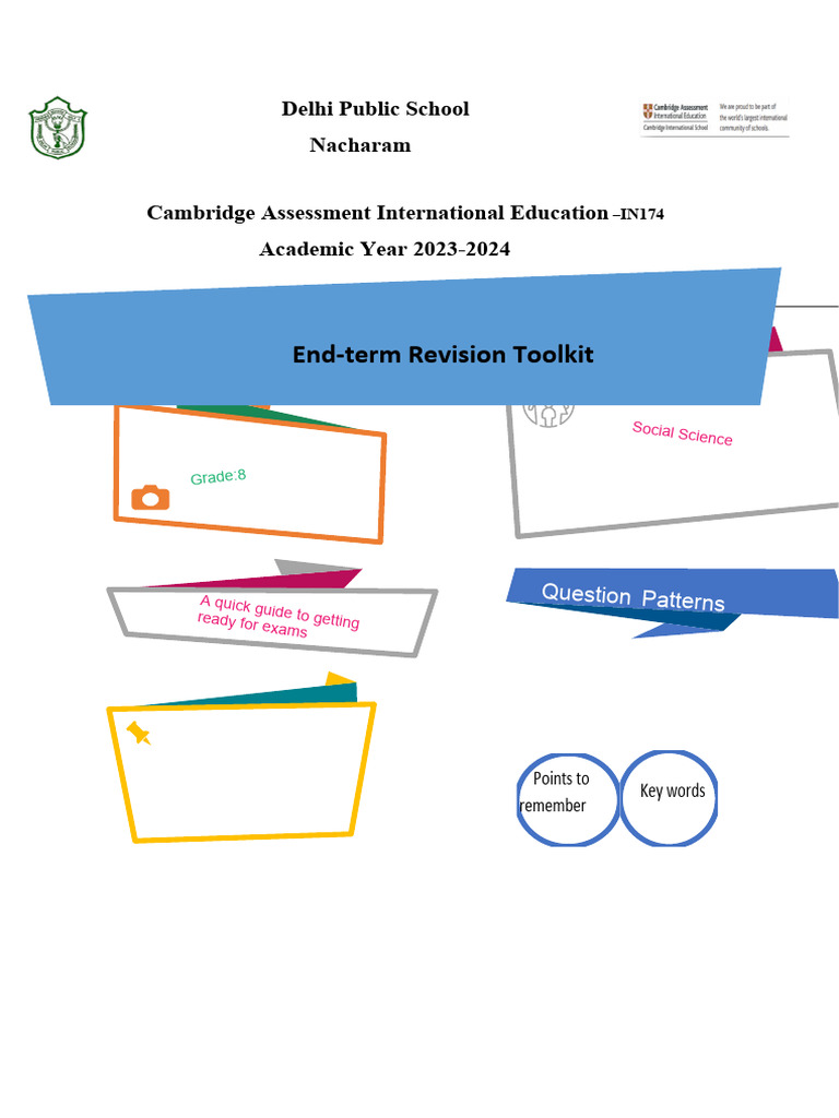 Edited Revision Tool Kit Grade 8[1] | PDF | Emergency Management | British Raj