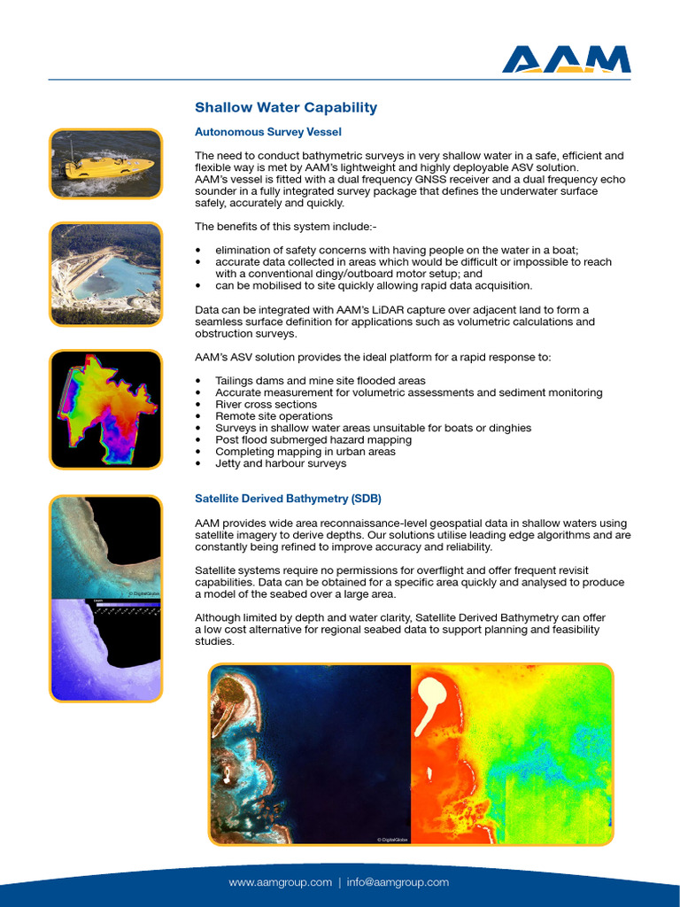 Autonomous Survey Vessel for Shallow Water | PDF | Earth Sciences