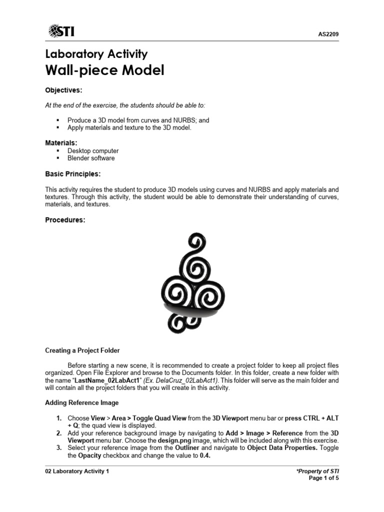 02 Laboratory Activity 1 | PDF | 3 D Computer Graphics | Graphics