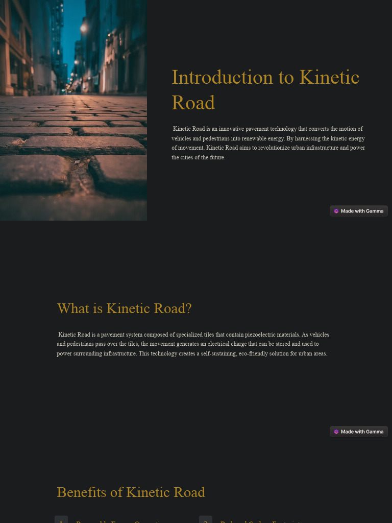 Introduction-to-Kinetic-Road | PDF | Climate Change Mitigation ...
