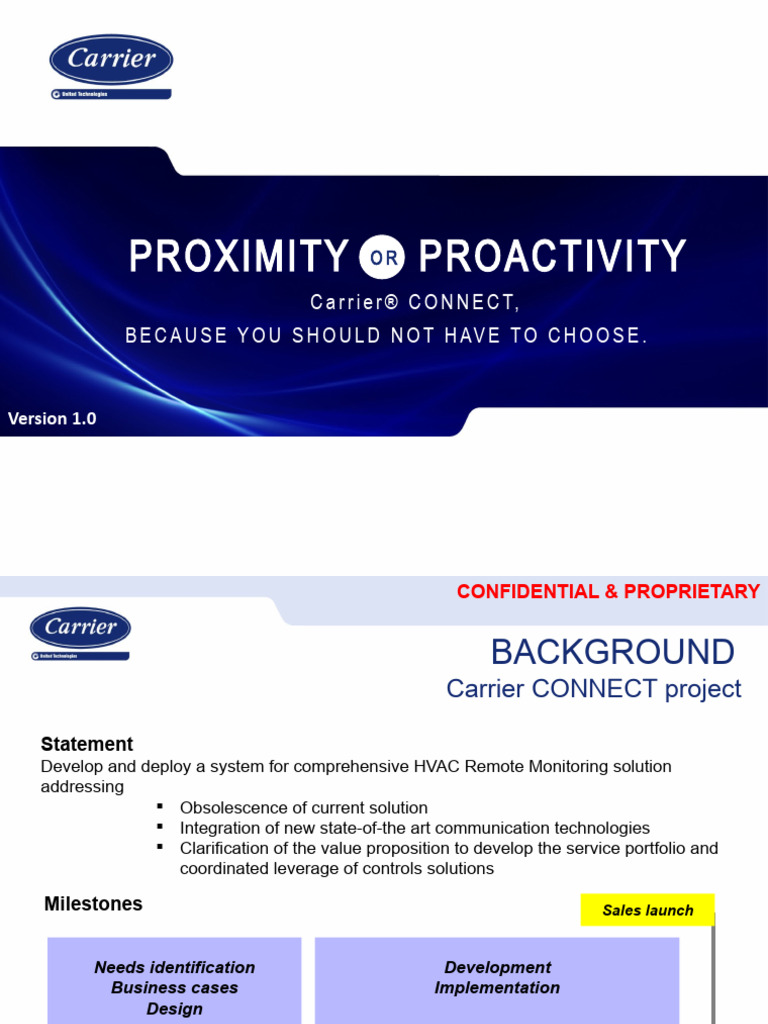 Sales Presentation - Carrier Monitoring Solution - EN - v1 1 - Internal ...