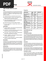 Conbextra EP65 Plus Epoxy Grout Guide | PDF | Epoxy | Strength Of Materials