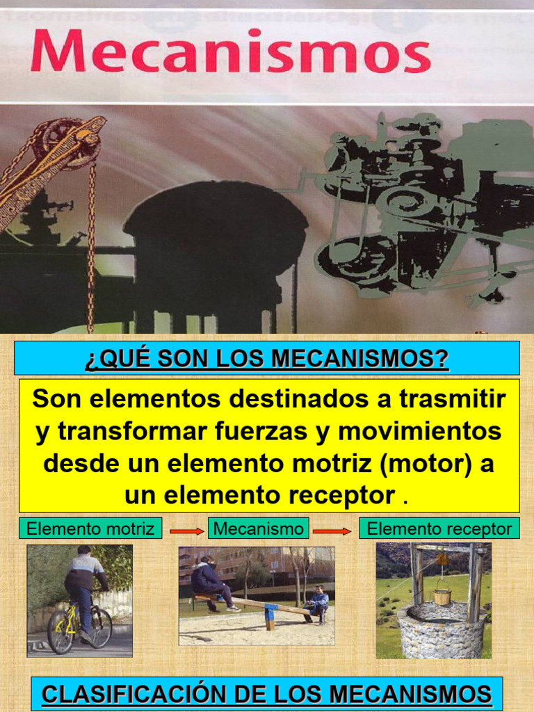 Mecanismos Segundo Eso - Dali | PDF | Engranaje | Eje