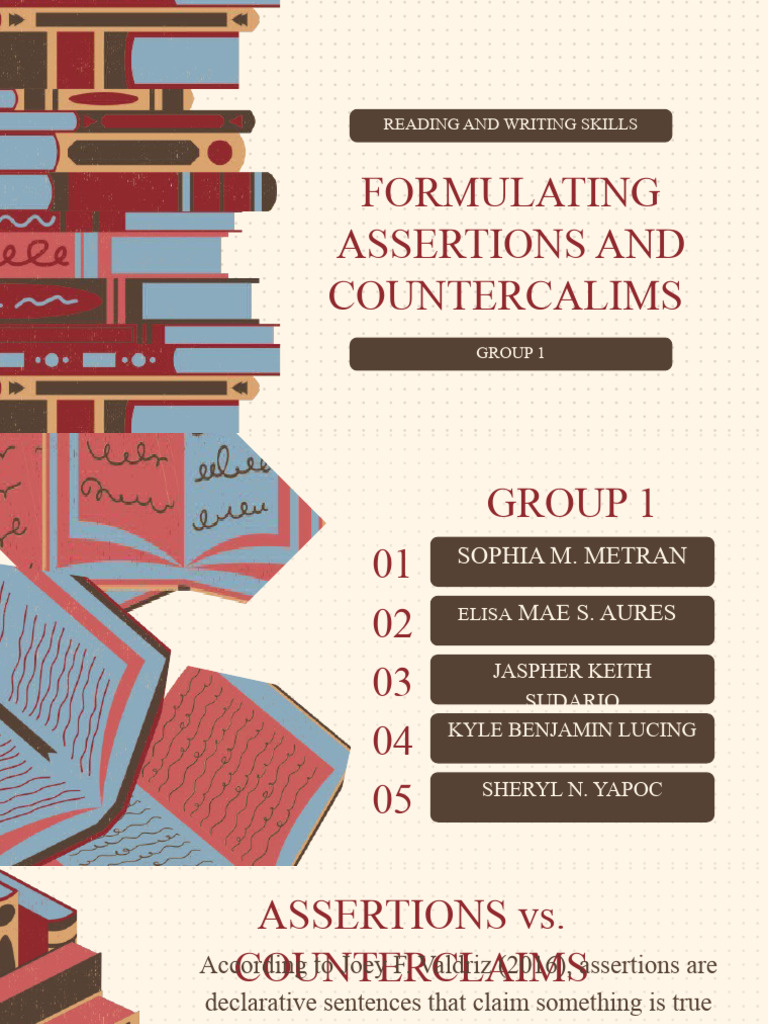 Assertions and Inferences in Writing | PDF | Inference | Experience