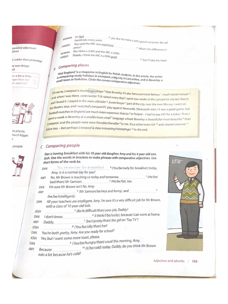 Parative Adjectives | PDF