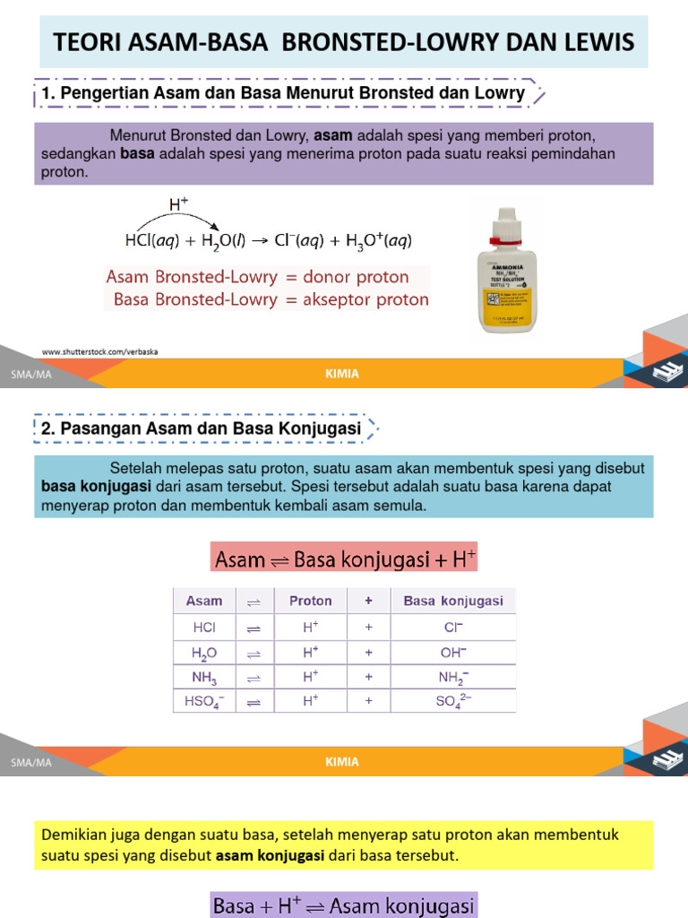 Asam Basa Bronsted Lowry | PDF