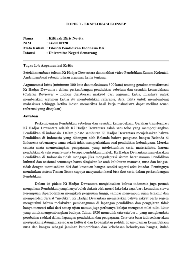 Topik 1 - Eksplorasi Konsep Filosofi | PDF | Ilmu Sosial | Sejarah