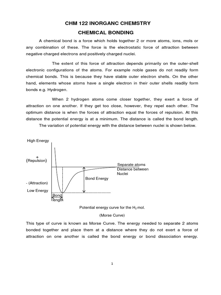 General Inorganic Chemistry | PDF | Ionic Bonding | Chemical Bond