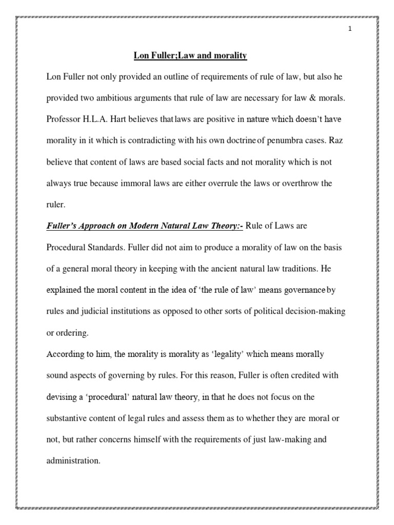 Notes On Fuller | PDF | Liberal Arts Education | Applied Philosophy