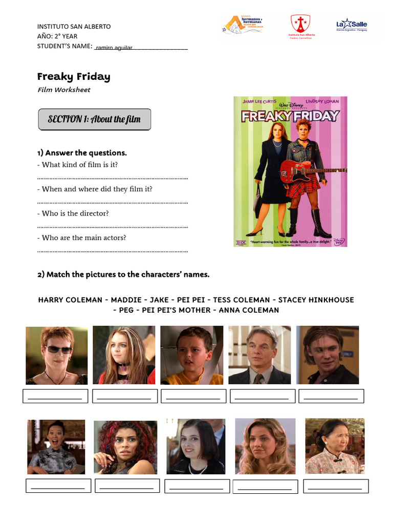 Freaky Friday. Movie Guide | PDF | Linguistics