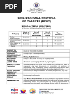 Filipino Readathon Criteria and Guidelines 2024 | PDF