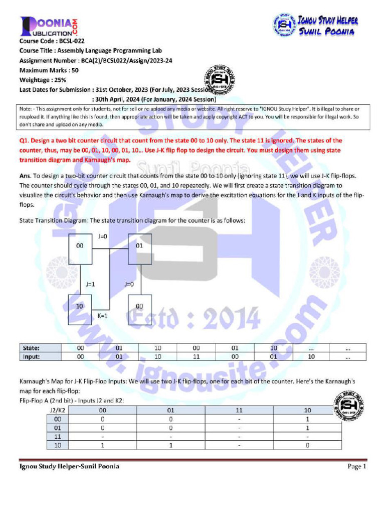 BCSL-022 (2023-24) Solved Assignment | PDF