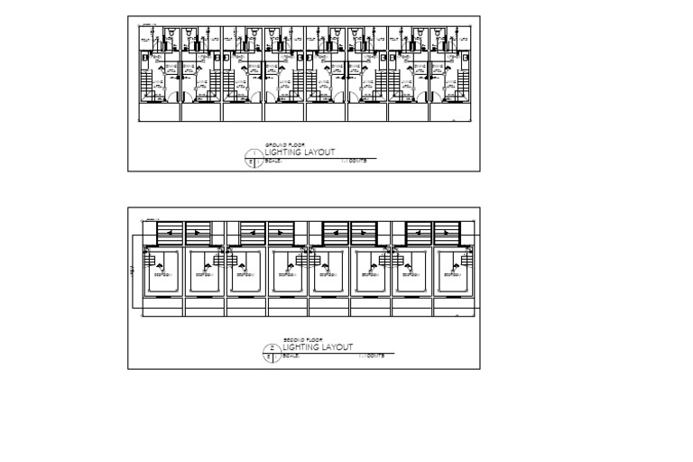 Row House Lighting Layout | PDF | Houses | Housing