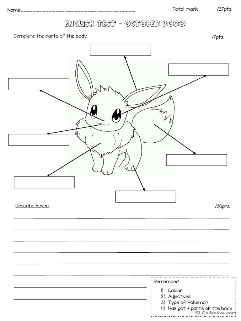 Describing Pokemon | PDF