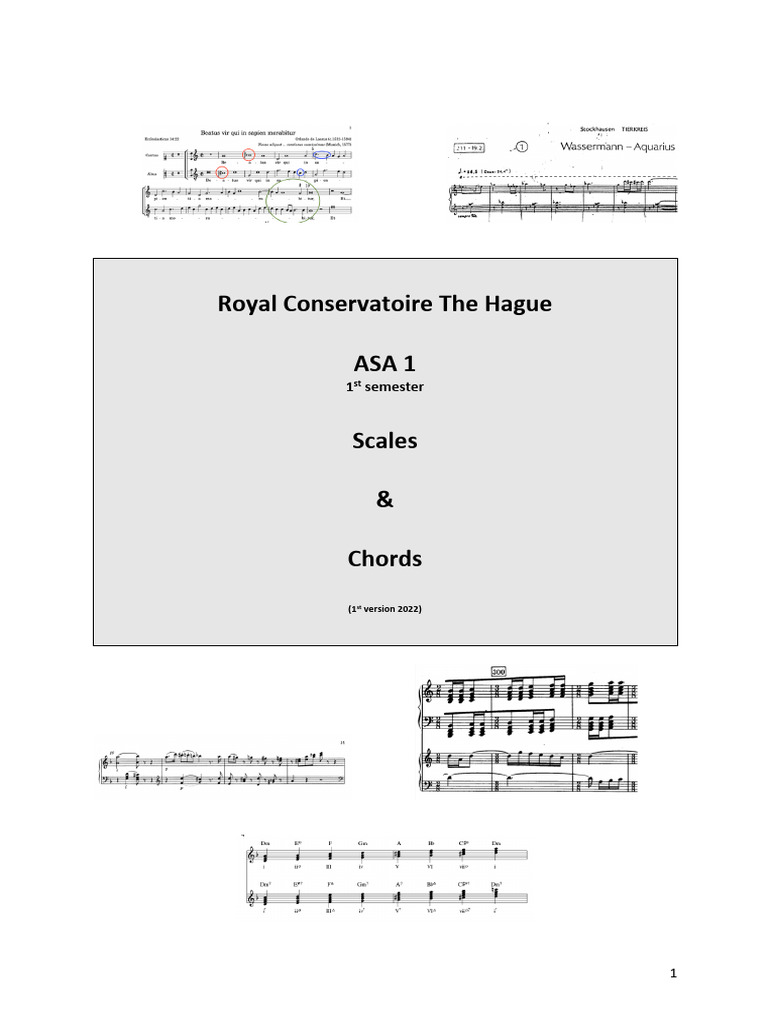 ASA1 Book 2022 (1st Version) | PDF | Chord (Music) | Harmony