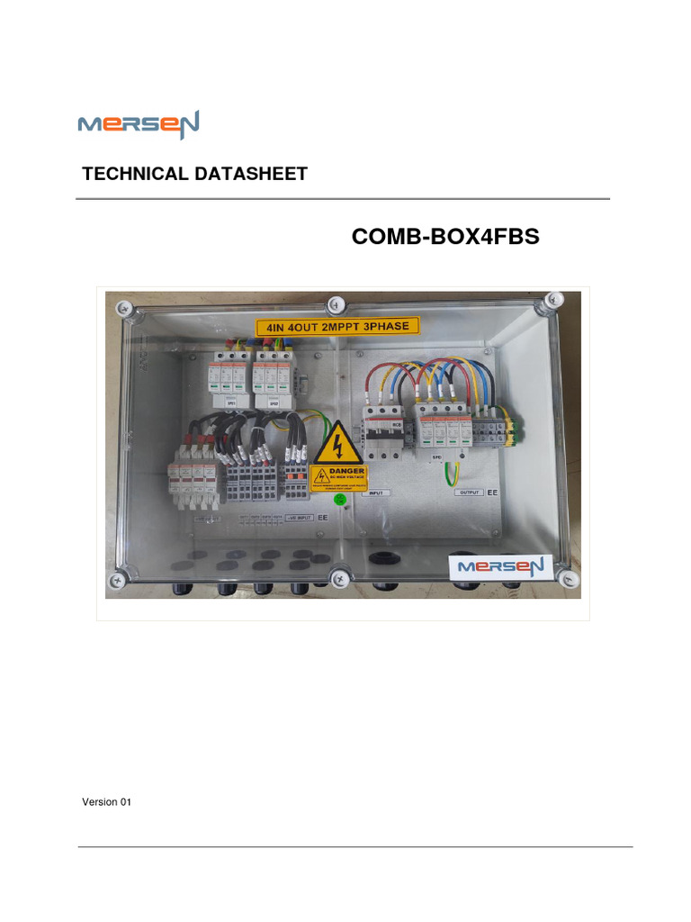 4in 4out FB ACDC BOX | PDF | Fuse (Electrical) | Electrical Wiring