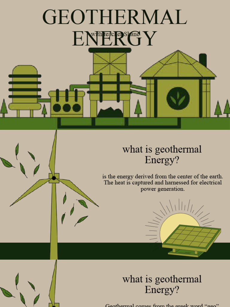 Geothermal Energy | PDF | Home & Garden | Science & Mathematics