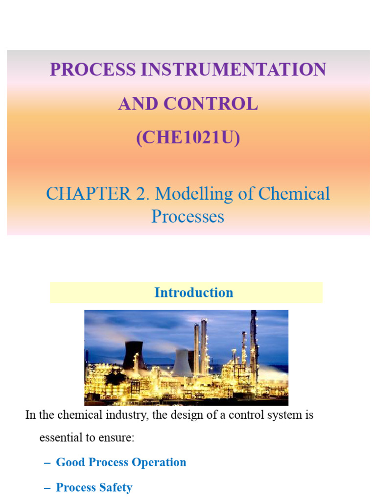 Chapter 2 - Modelling of Chemical Processes | PDF | Equations | Heat
