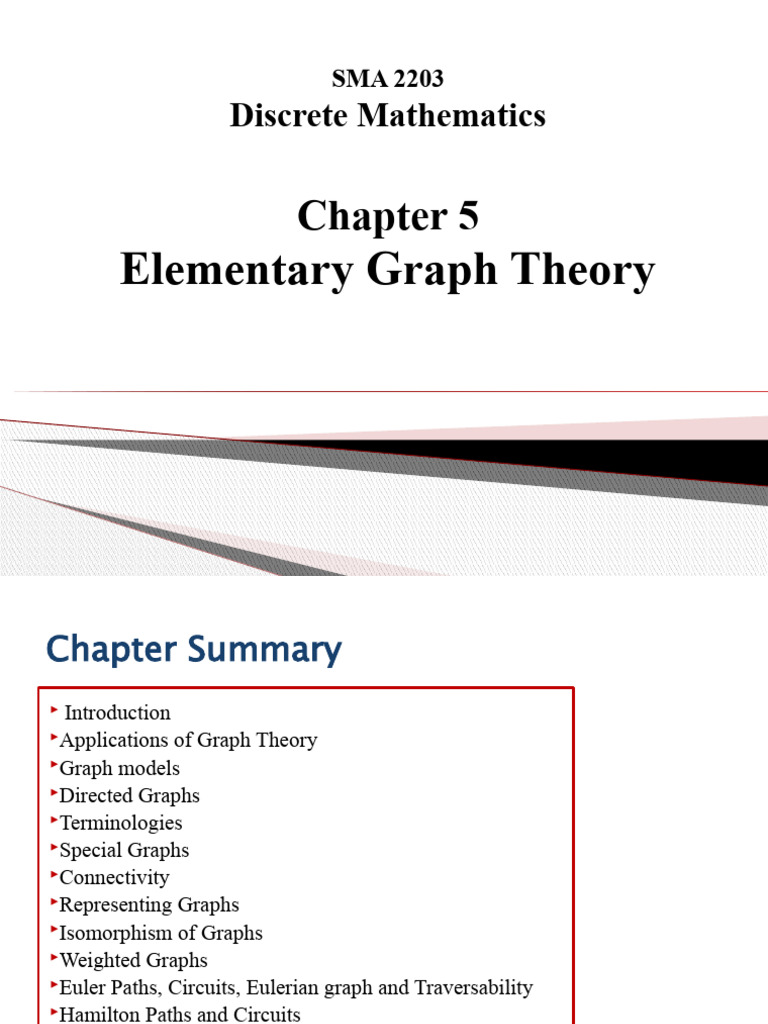 Chapter 5 - Elementary Graph Theory | PDF | Vertex (Graph Theory) | Computational Complexity Theory