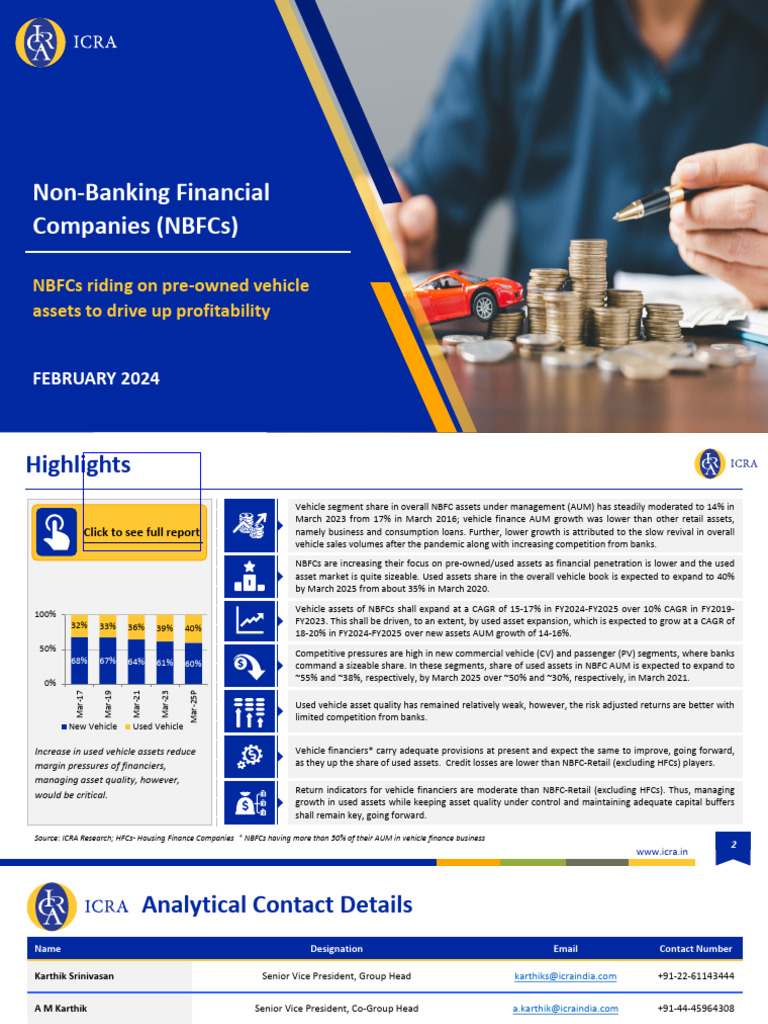 SH-2024-Q1-2-ICRA-NBFC Retail & Commercial Finance | PDF | Non Bank Financial Institution ...