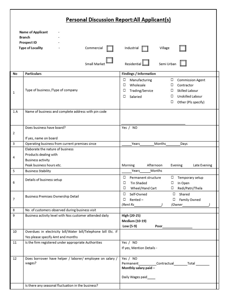 Business PD Sheet Format | PDF | Income | Expense