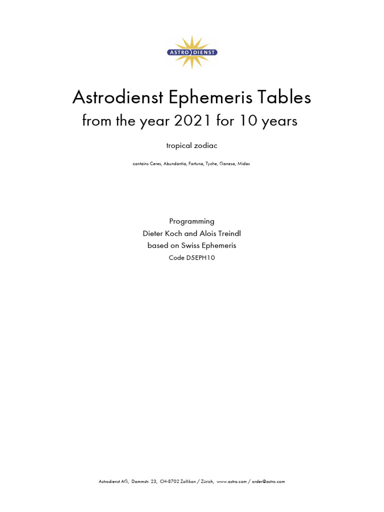 Asteroids Ephemeris | PDF | Astronomy