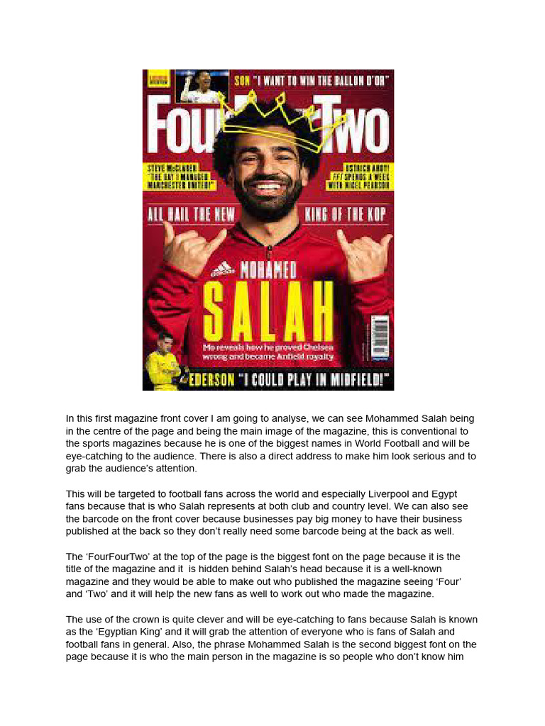 Unit 13 - Four-Four-Two Analysis | PDF