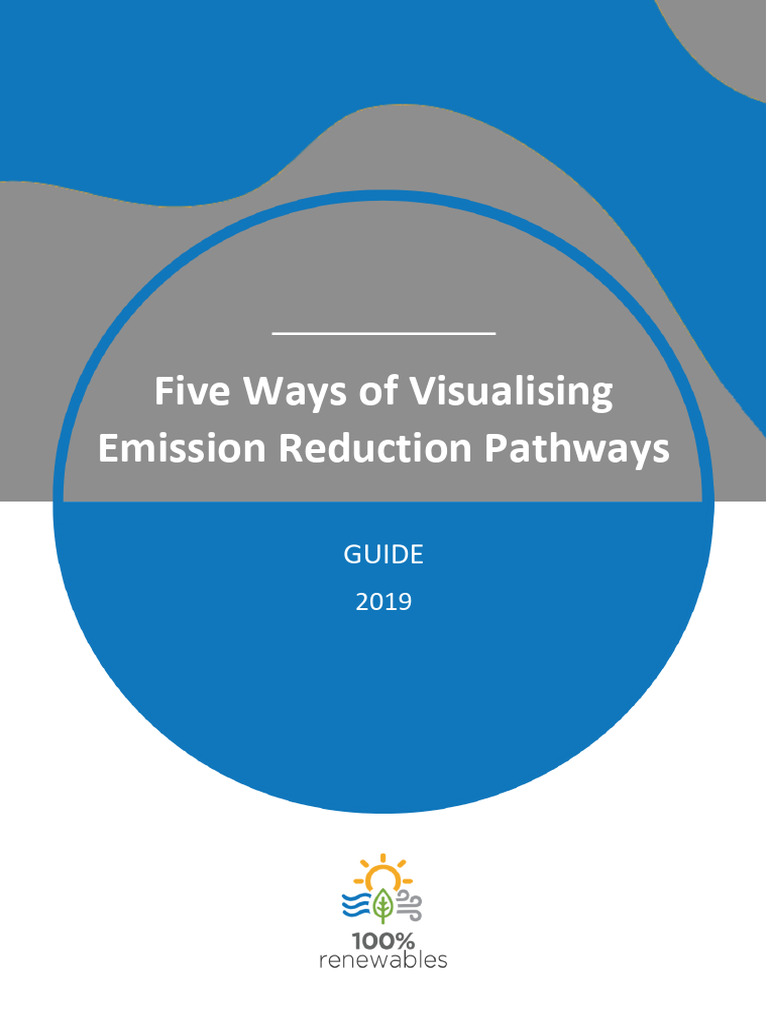 100 RE Guide Graphically Displaying Emission Reduction Pathways | PDF ...