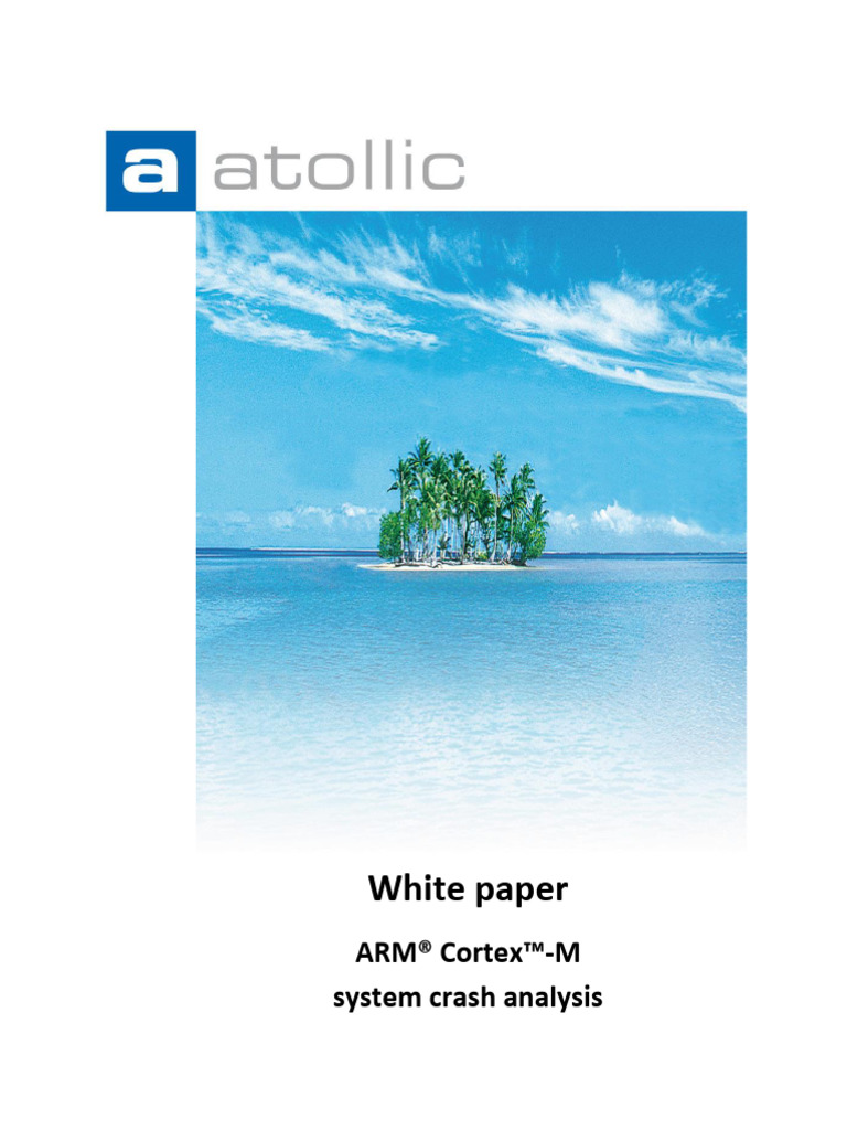 Atollic CortexM Crash Analysis Whitepaper | PDF | Embedded System | Central Processing Unit